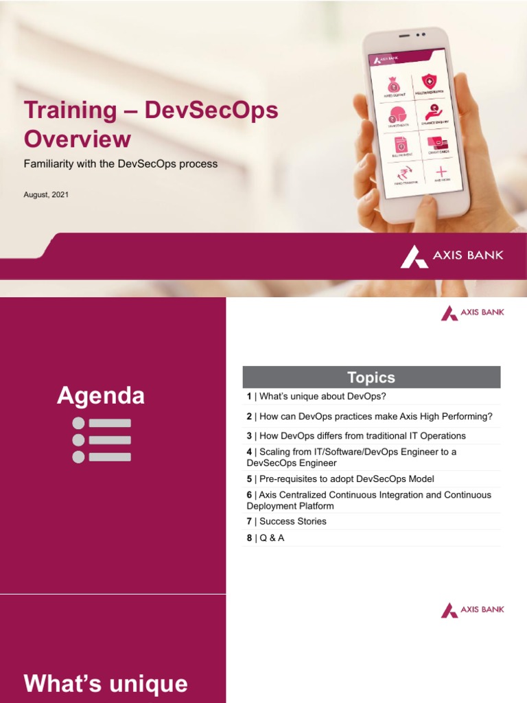 Axis DevSecOps Training Batch-5 | PDF | Agile Software Development ... Axis DevSecOps Training Batch-5 | PDF | Agile Software Development ...