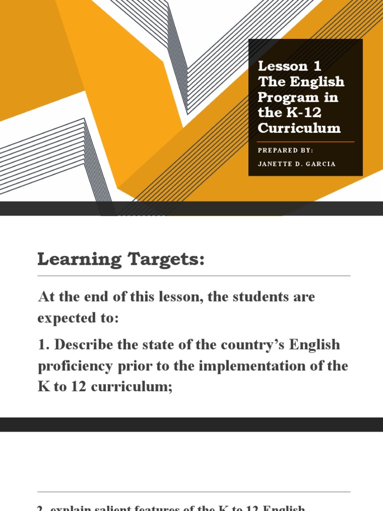 K-12 English Program Overview | PDF | Thought | Communication