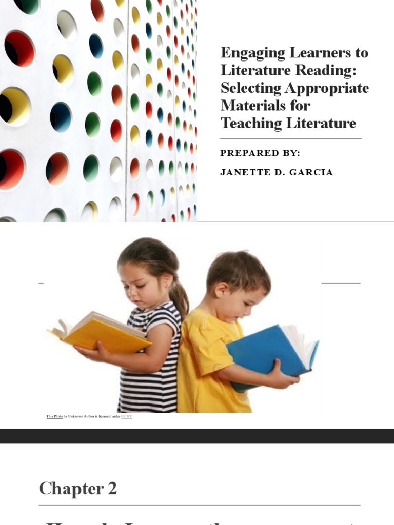 Neo Lesson 4 Selecting Appropriate Materials For Teaching Literature