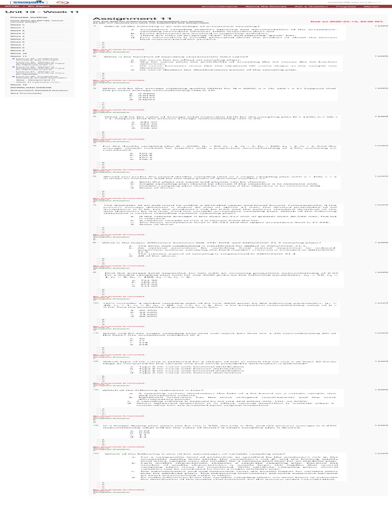 Noc20 mg19 Assigment 12 | PDF