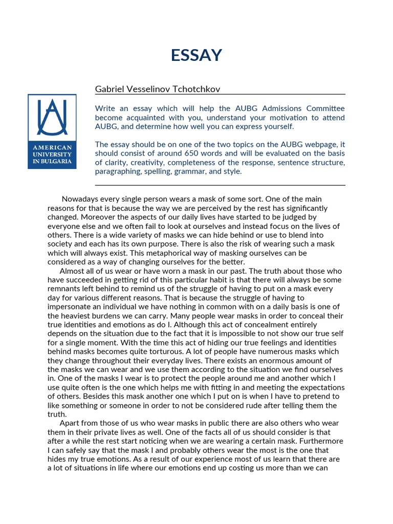 The Heavy Burden of Masks: Exploring the Metaphorical Masks We Wear to ...