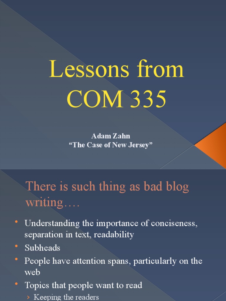Blog Writing Essentials by Adam Zahn | PDF