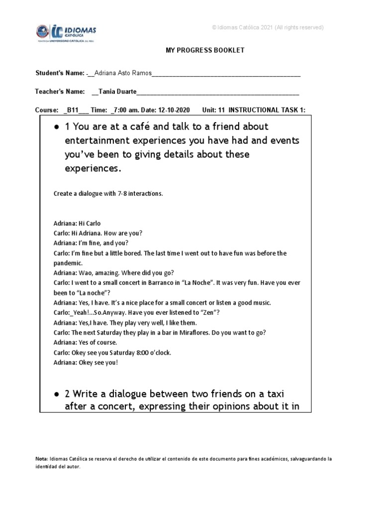 My Progress Booklet Template Para Word Pdf Pedagogy Communication
