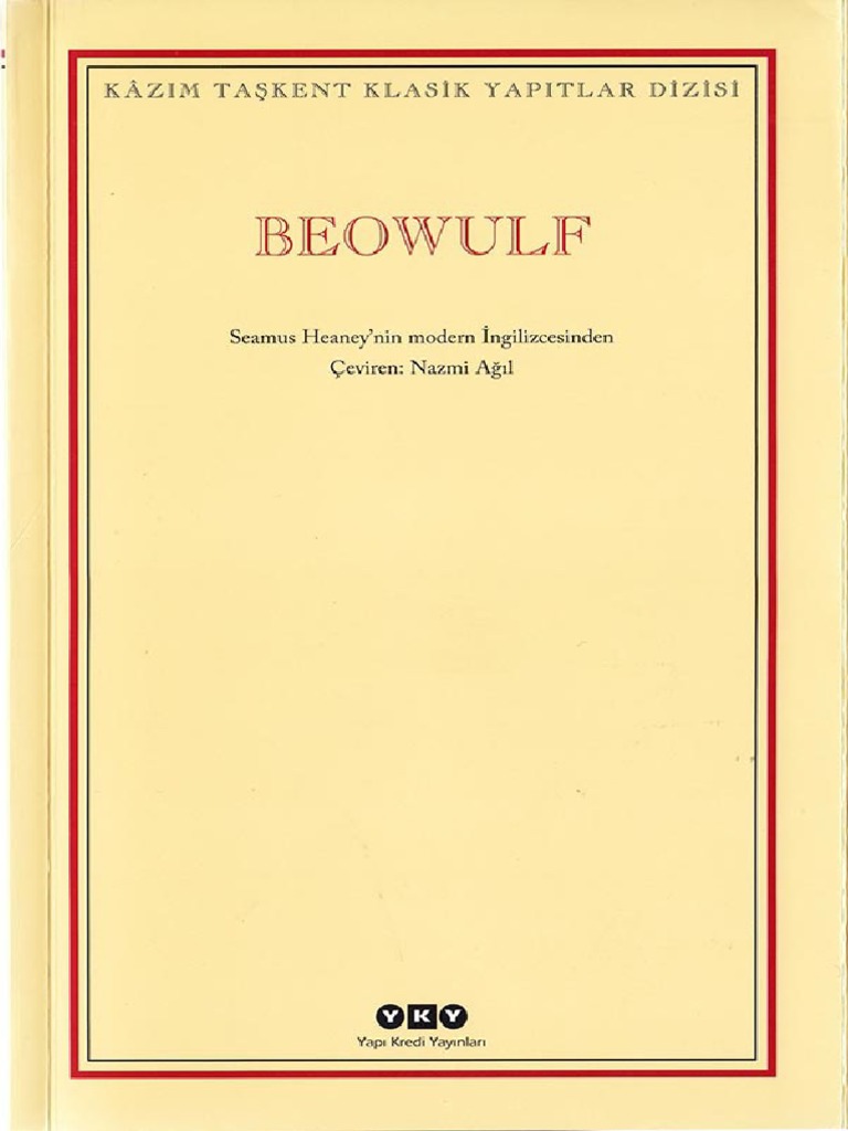 Seamus Heaney - Beowulf - Seamus Heaney'in Modern İngilizcesinden | PDF