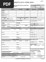 Member Data Change Request Form (SS Form E-4) | PDF | Annulment ...