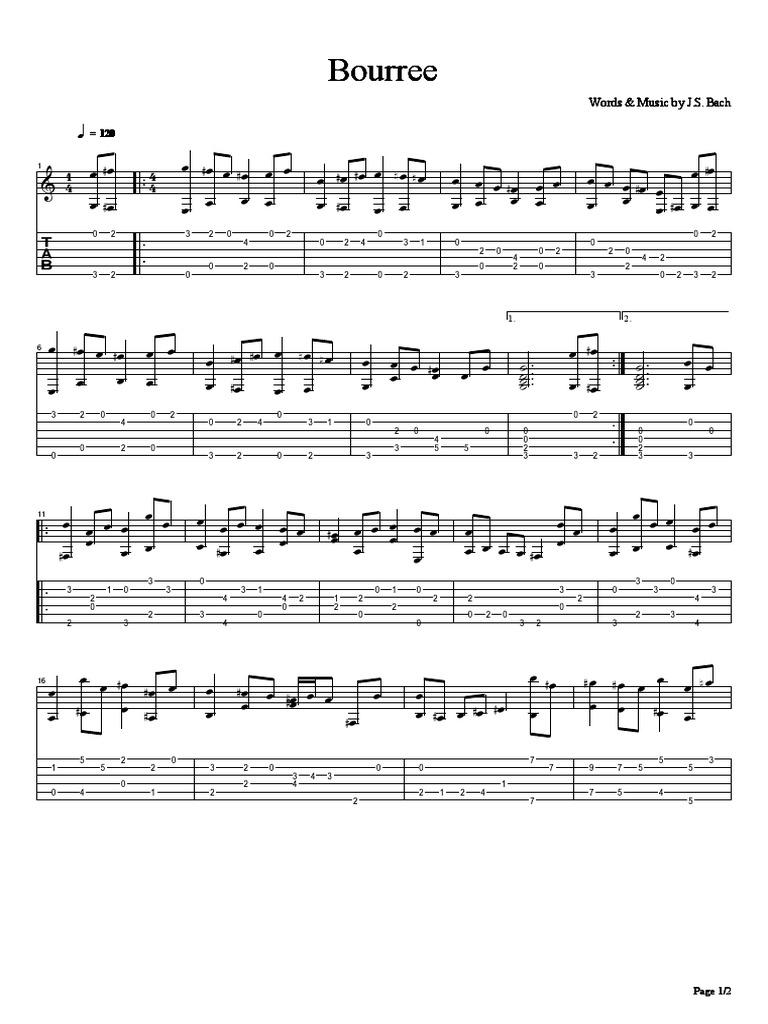 Analysis of Bach's Bourree: A Concise Exploration of Melody, Harmony ...