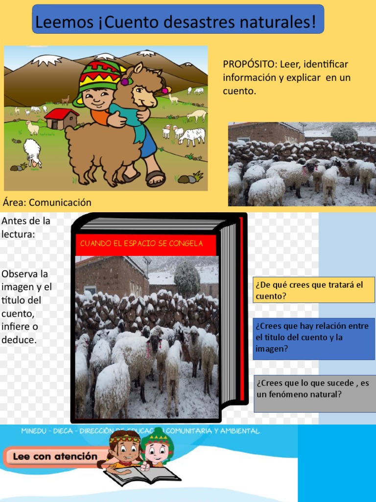 Lunes 16-08 Leemos Un Cuento de Fenómenos Naturales. | PDF ...