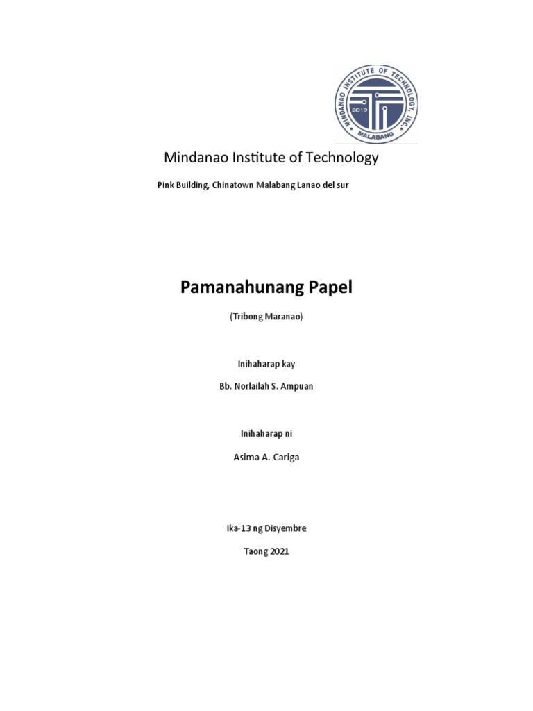 Research Paper (Filipino) | PDF
