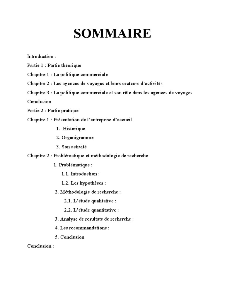 Sommaire Pfe | PDF