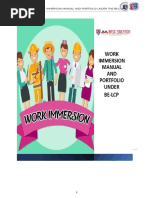 List of Task and Activities During Work Immersion | PDF