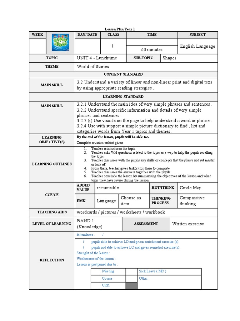 RPH Revision | PDF | Lesson Plan | Teachers