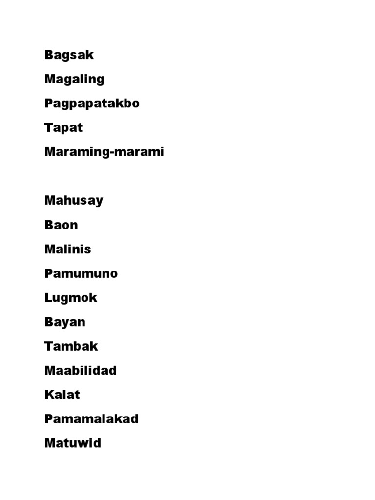 Bagsak | PDF