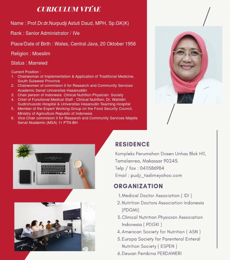 CV Narsum 1 Prof Nurpudji A Taslim | PDF