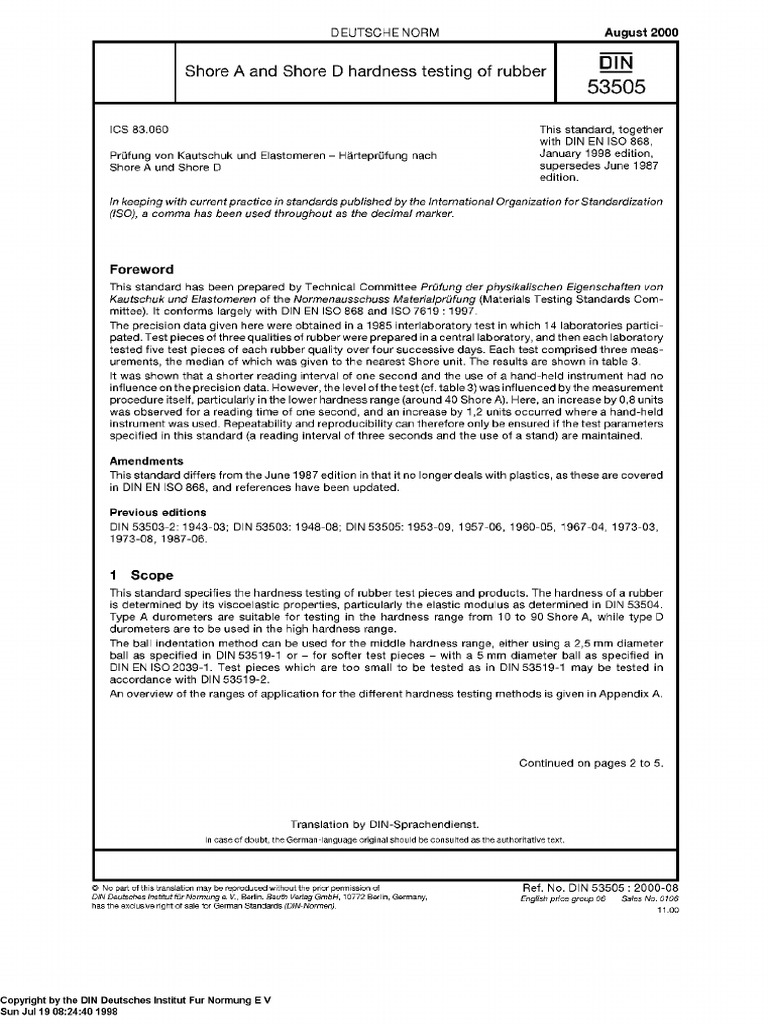 Din 53505 | PDF