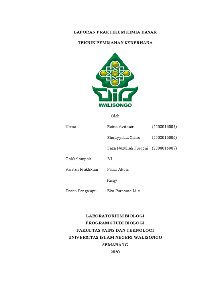 Laprak Kimdas 3 R | PDF