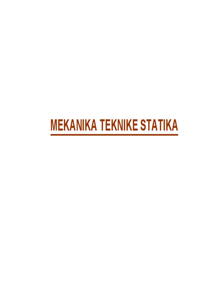 Statika e Konstruksioneve | PDF