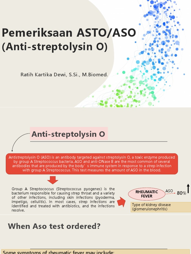 Pemeriksaan Asto | PDF | Streptococcus | Diseases And Disorders