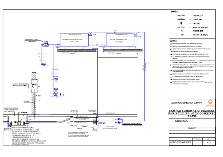 Combined Tank Schematic Diagram | PDF | Pump | Plumbing
