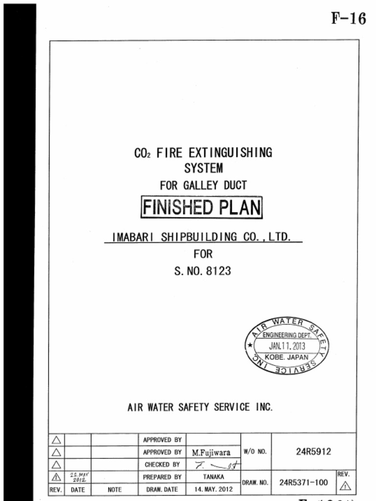 F-16 - Co2 Fire Exting. System For Galley Duct | PDF