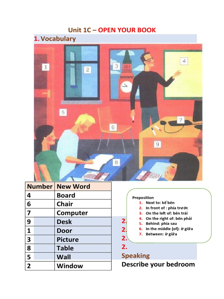 Unit 1C - OPEN YOUR BOOK | PDF