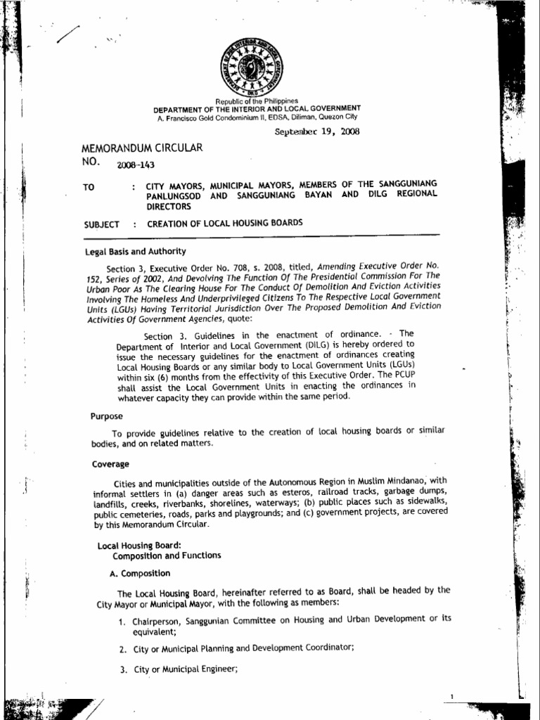 Guidelines for Local Housing Boards | PDF