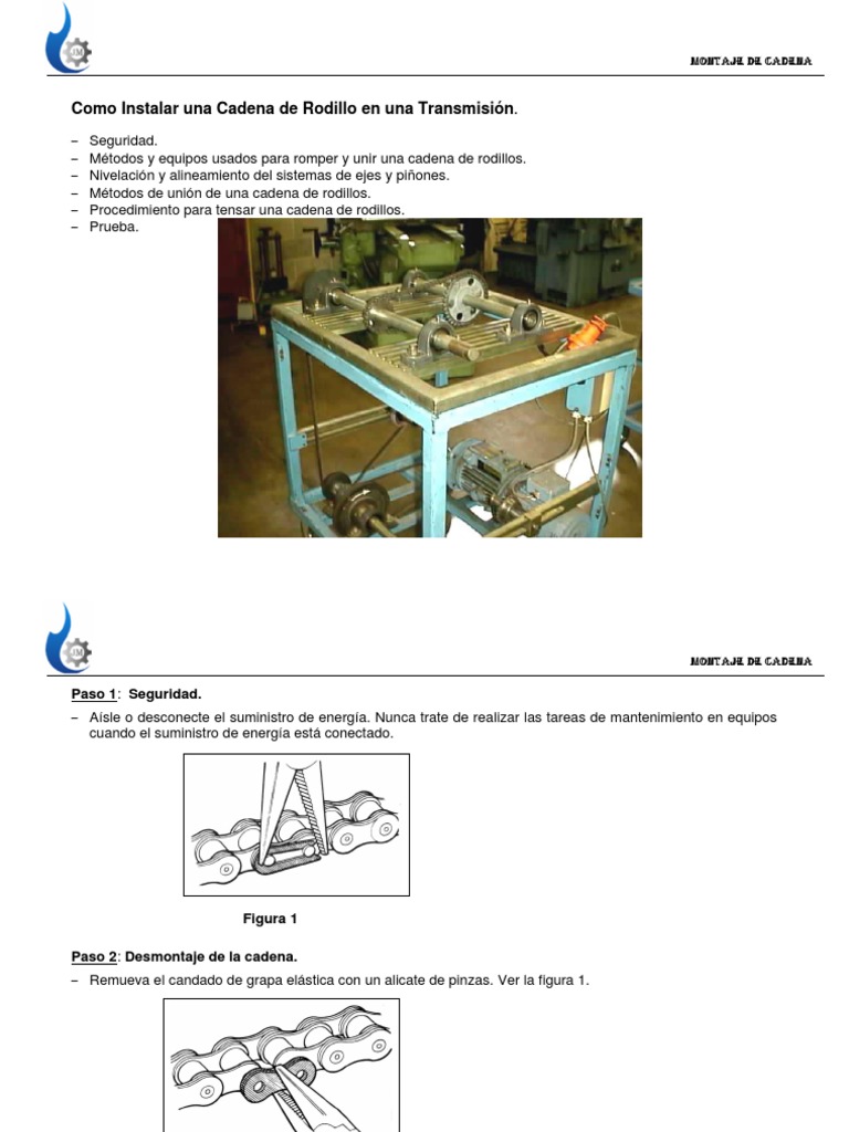Montaje de Candena | PDF | Engranaje | Bienes manufacturados