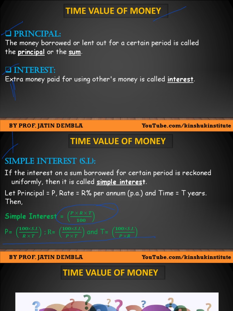 Time Value of Money Final | PDF | Interest | Time Value Of Money