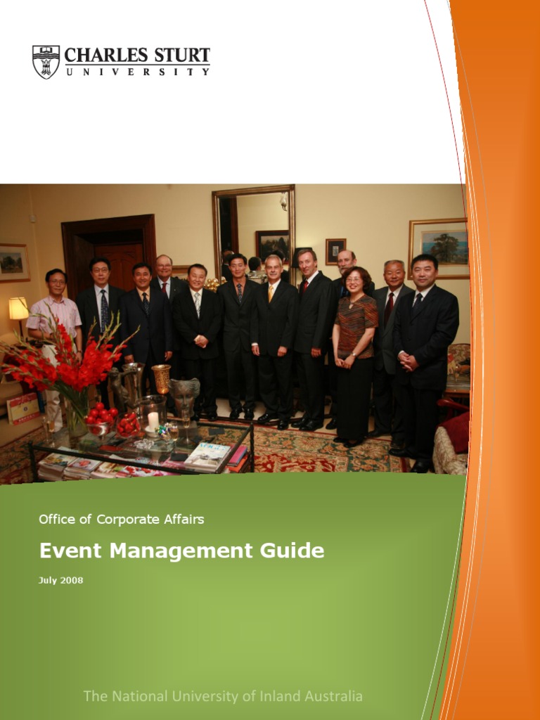 Event Guide | PDF | Sponsor (Commercial) | Risk Management