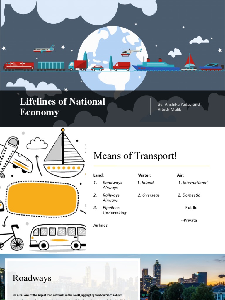 Lifelines of National Economy | PDF | Airlines | Transport