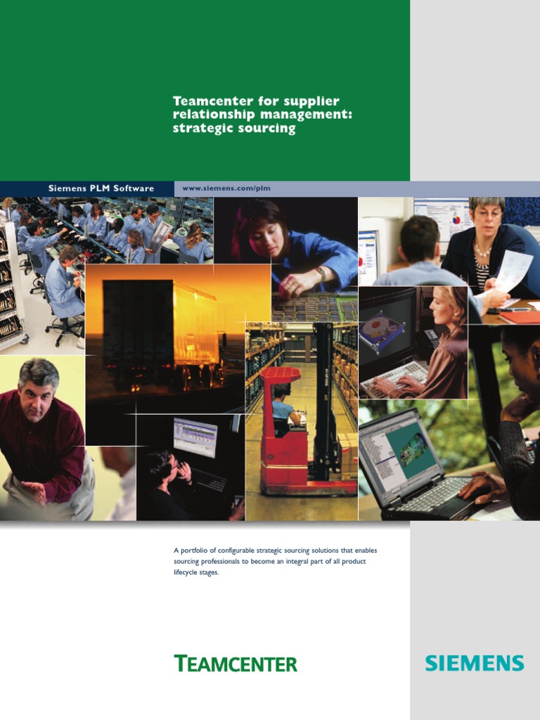 Teamcenter For Supplier Relationship Management: Strategic Sourcing ...