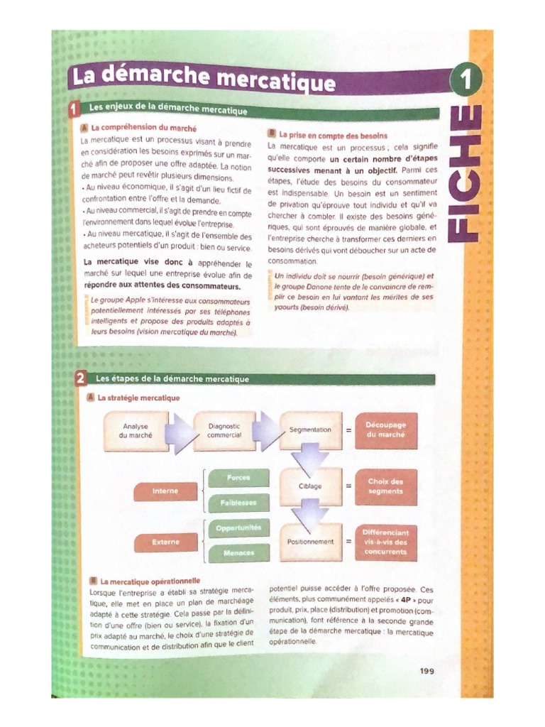 La Démarche Mercatique | PDF