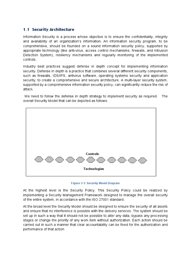 Security Architecture | PDF | Information Security | Computer Network