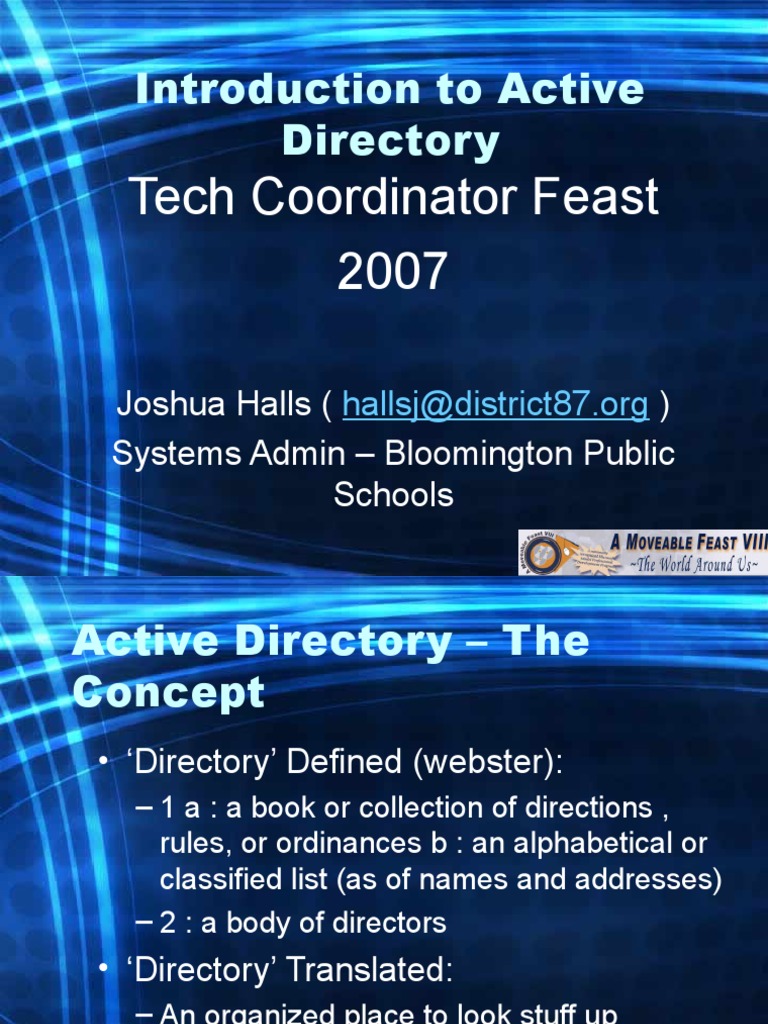 Introduction To Active Directory | PDF | Active Directory | Group Policy