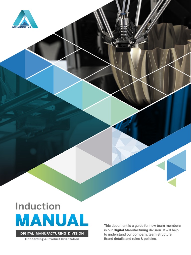 ARK Induction Manual - Digital Manufacturing Division | PDF | 3 D Printing | Nylon