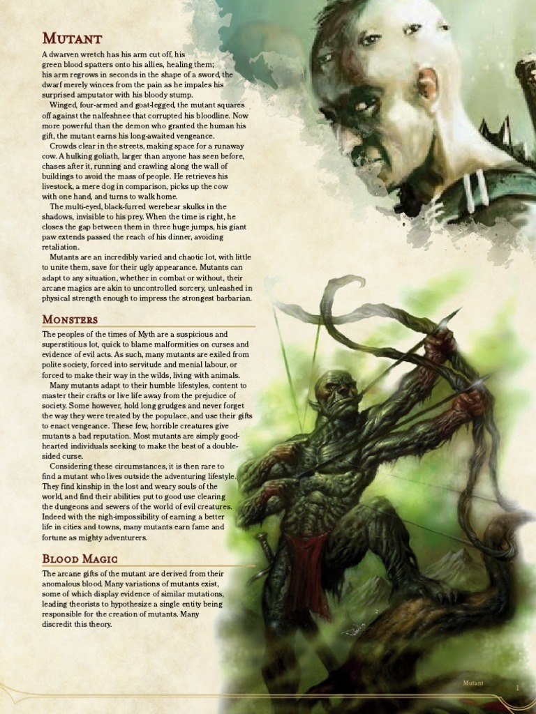 The Mutant Class | PDF | Werewolves
