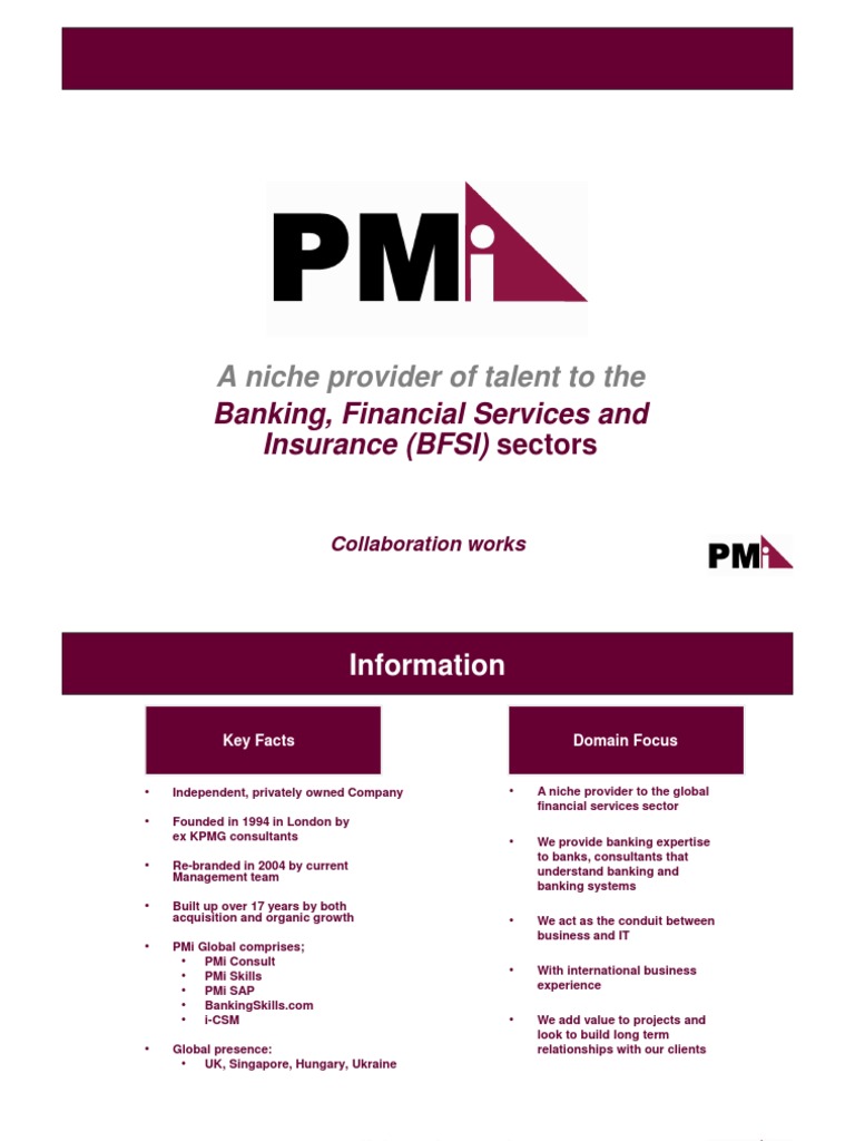 PMi Global Overview | PDF | Banks | Companies