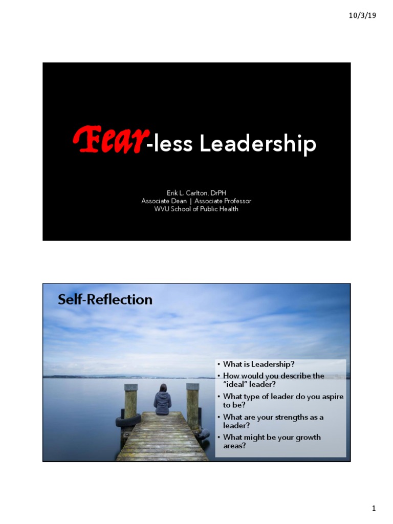 Fearless Leadership Handout | PDF