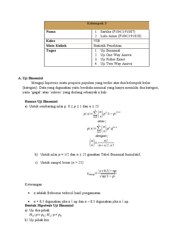Materi Statpen Kel.3 | PDF