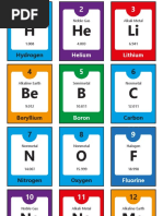 Atomic Masses of First 30 Elements: Hydrogen H | PDF | Chemical ...