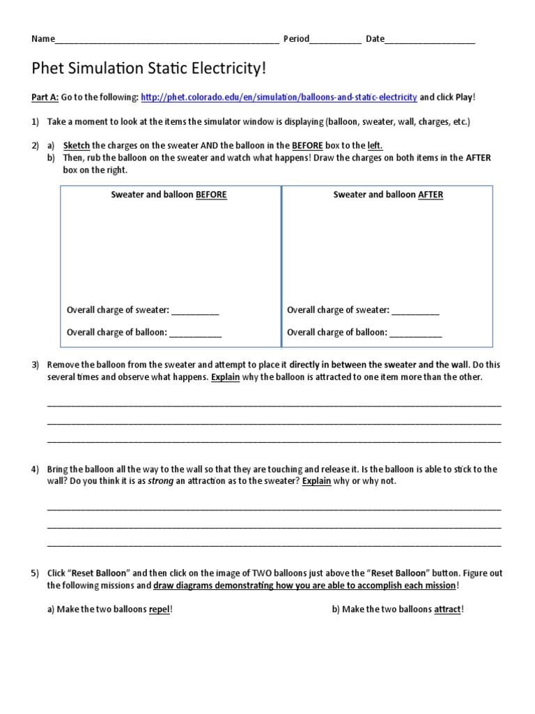 Static Electricity Lab 2ka7vzhhh | PDF | Force | Electromagnetism