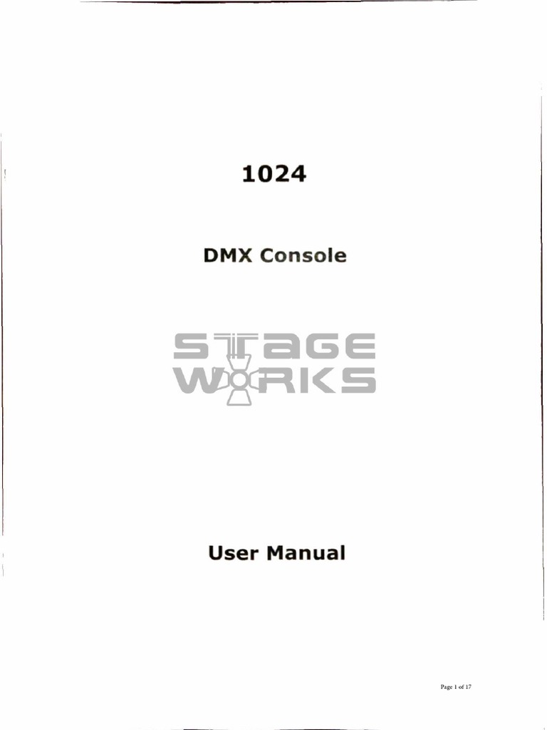 Mini Pearl 1024 DMX Lighting Controller | PDF