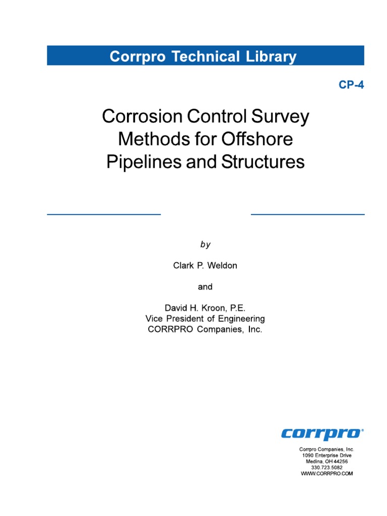 04CP Survey Methods For Offshore Pipelines | PDF | Anode | Pipeline ...
