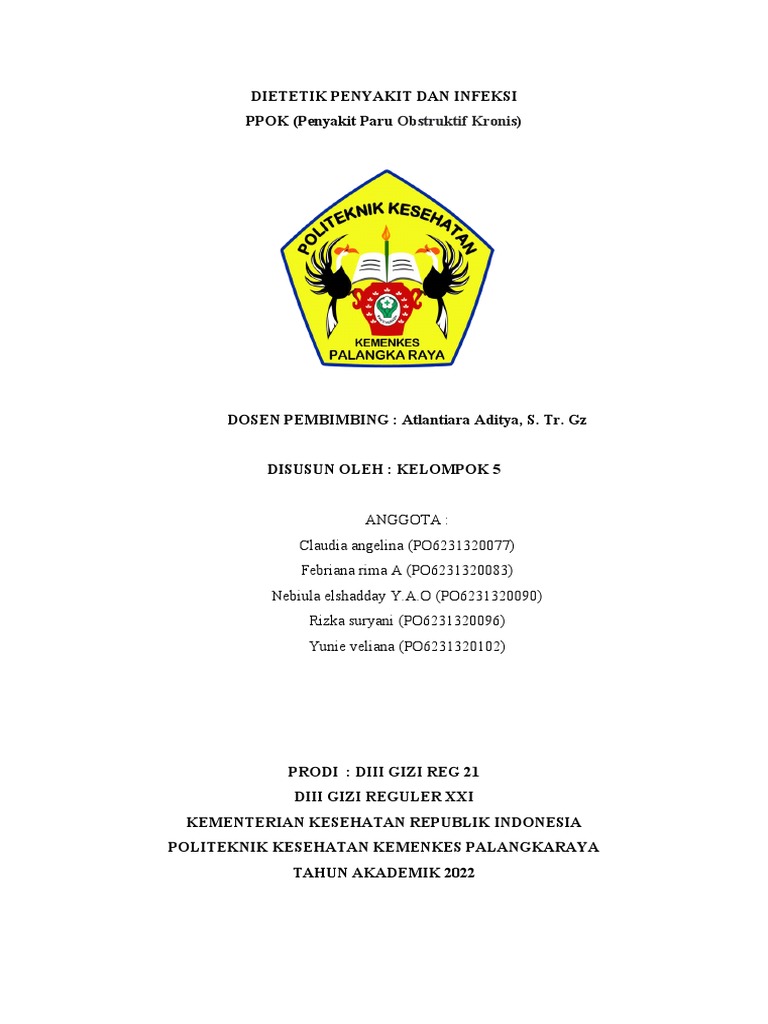 Diet dan PPOK: Panduan Gizi | PDF