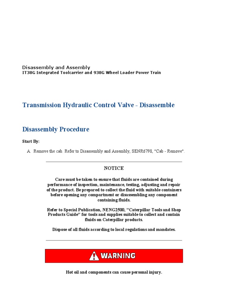 Mechanics' Guide: Valve Disassembly | PDF