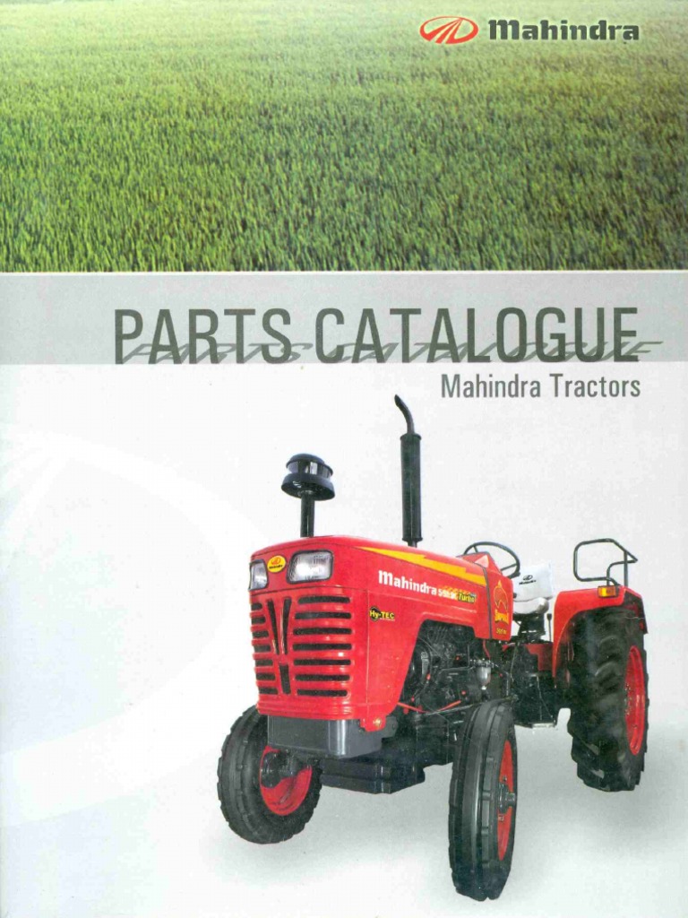Mahindra Tractor Engine Parts Catalogue | PDF | Manufactured Goods ...