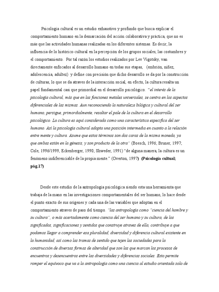 Aportes para El Texto de 6 Cuartillas | PDF | Antropología | Sicología