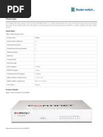 FortiGate 1000F Series Data Sheet | PDF | Firewall (Computing ...