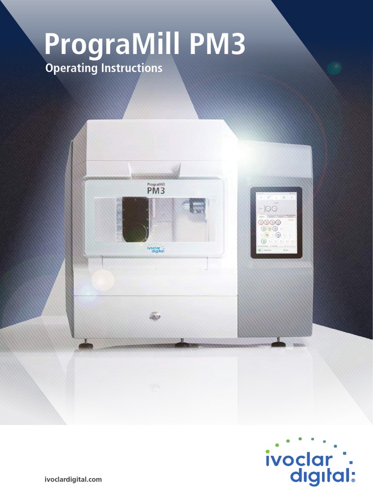 Operating Manual PrograMill PM3 - Rev | PDF | Electrical Connector | Mains Electricity