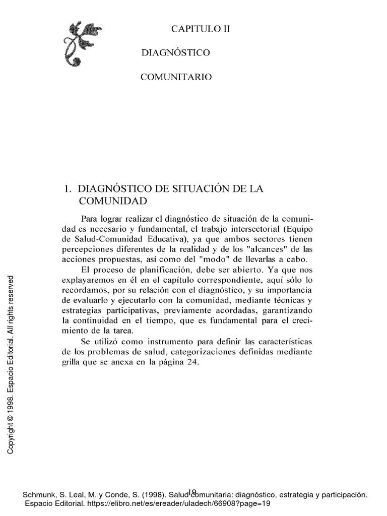 Diagnostico Comunitario | PDF