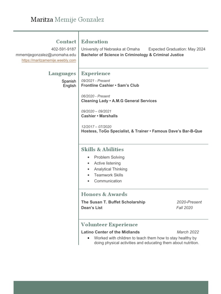 Resume Cover Letter | PDF | Violence | Criminology